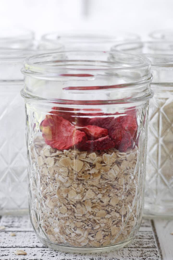 Make Ahead Instant Oat Jars